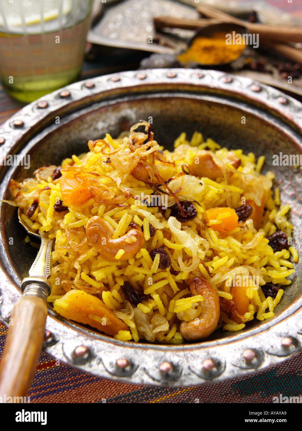 Fruit and Nut Pilau Stock Photo - Alamy