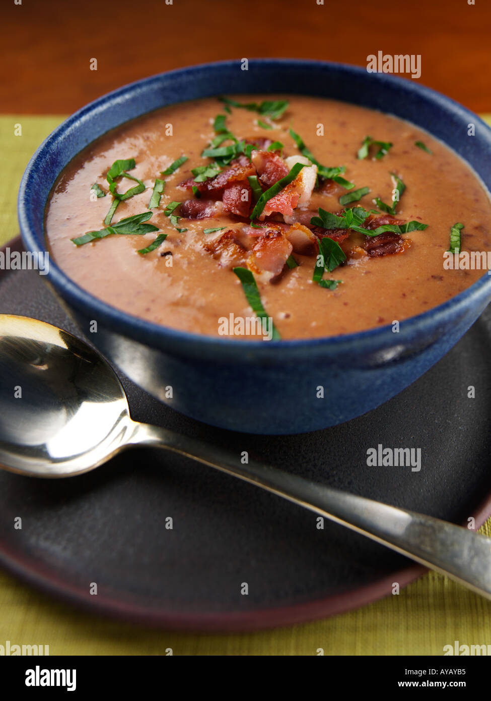 Red kidney bean soup Stock Photo - Alamy