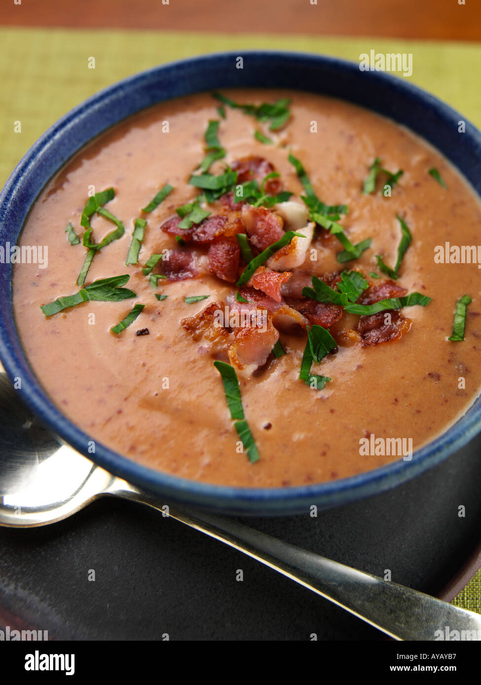 Red kidney bean soup Stock Photo - Alamy