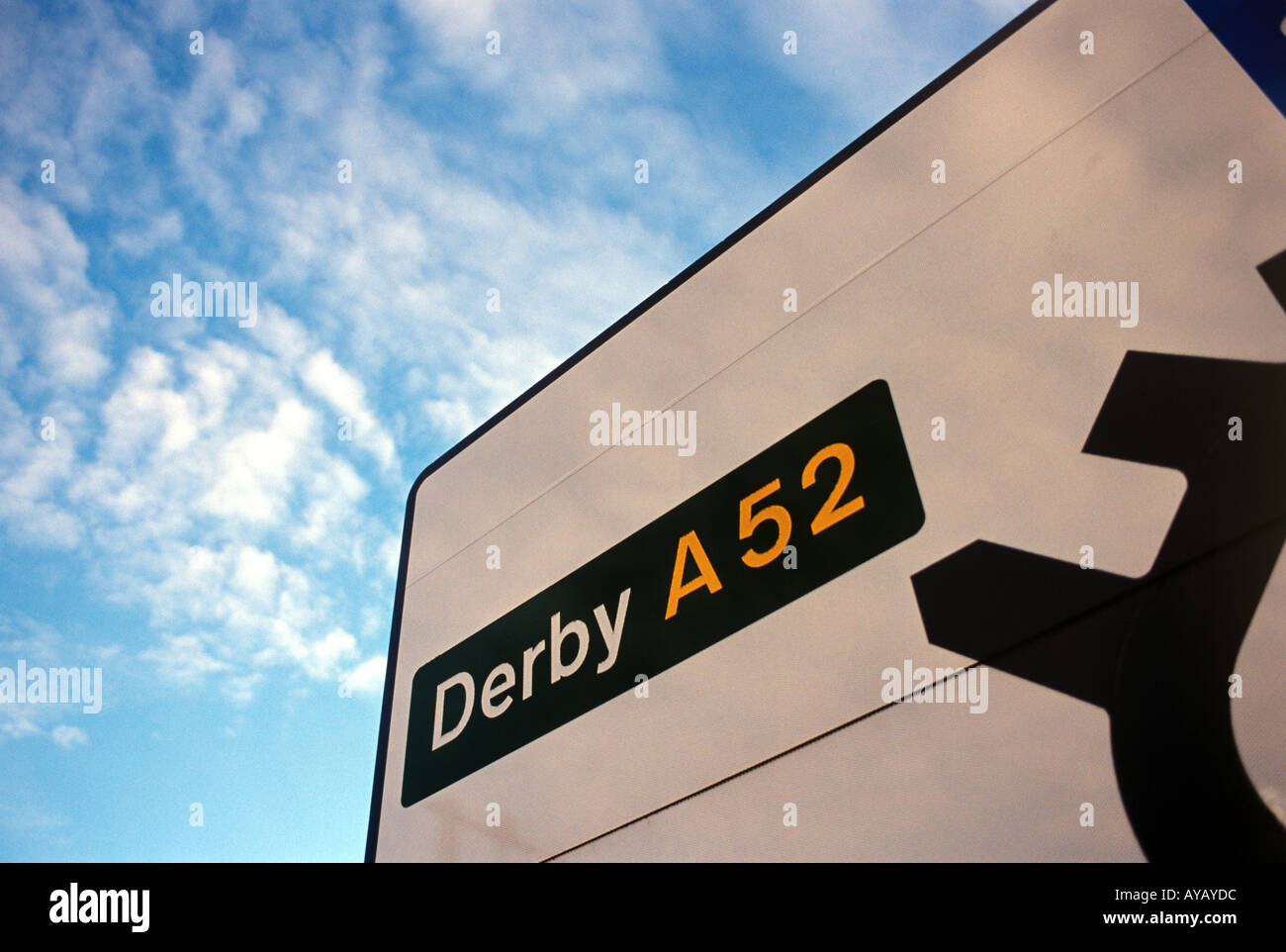 Motorway m1 road traffic sign Stock Photo - Alamy