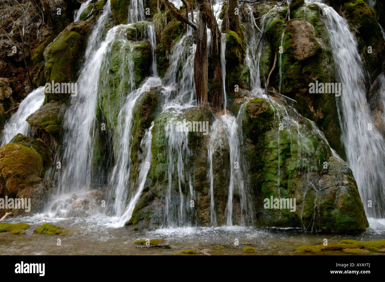 Arrow bamboo waterfall hi-res stock photography and images - Alamy