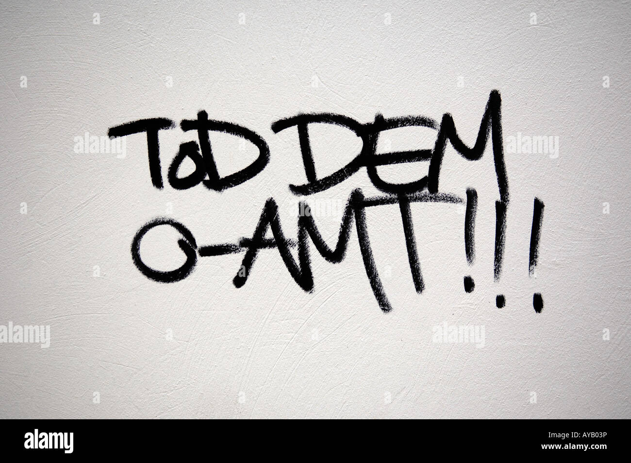 tod dem o amt death to the state anarchist slogan graffiti germany ...