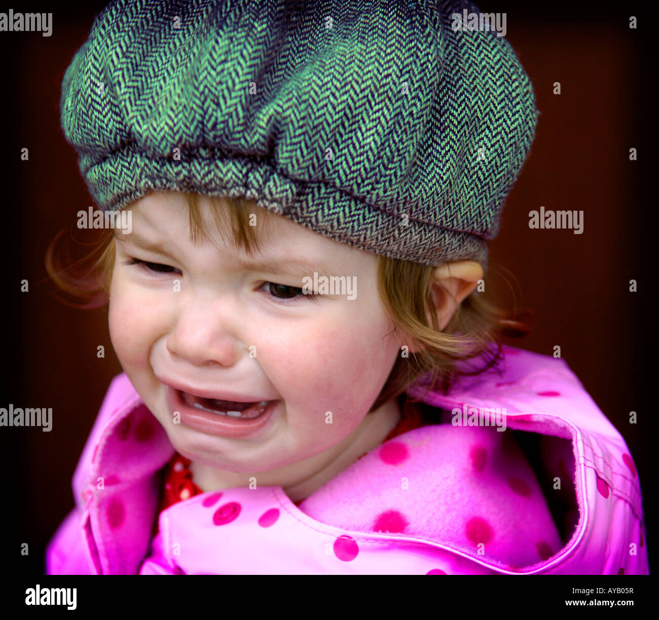 baby girl sixteen months crying sadness negative sorrow unhappy toddler ...