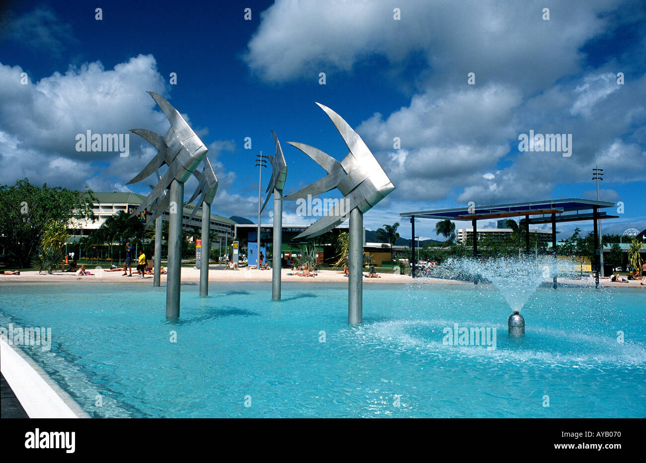 Cairns outdoor Pool in the town centre Stock Photo - Alamy