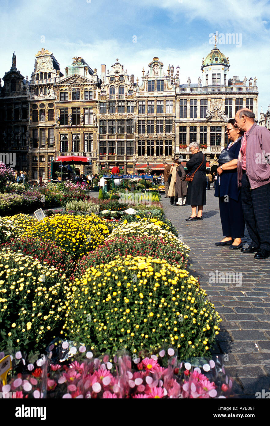The Grand Place in Brussels Stock Photo - Alamy
