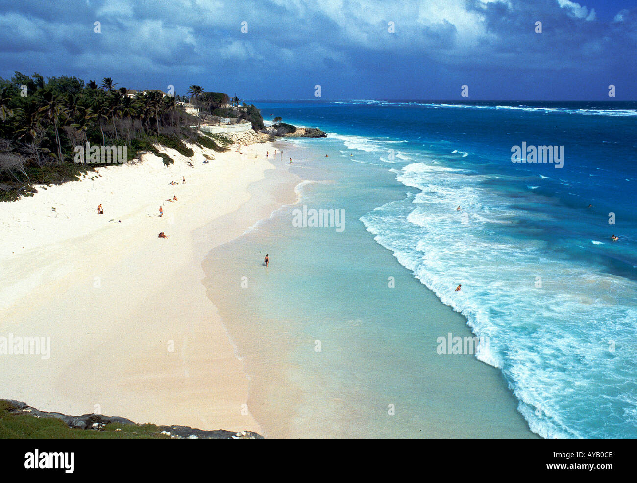 Crane Beach Barbados Stock Photo - Alamy
