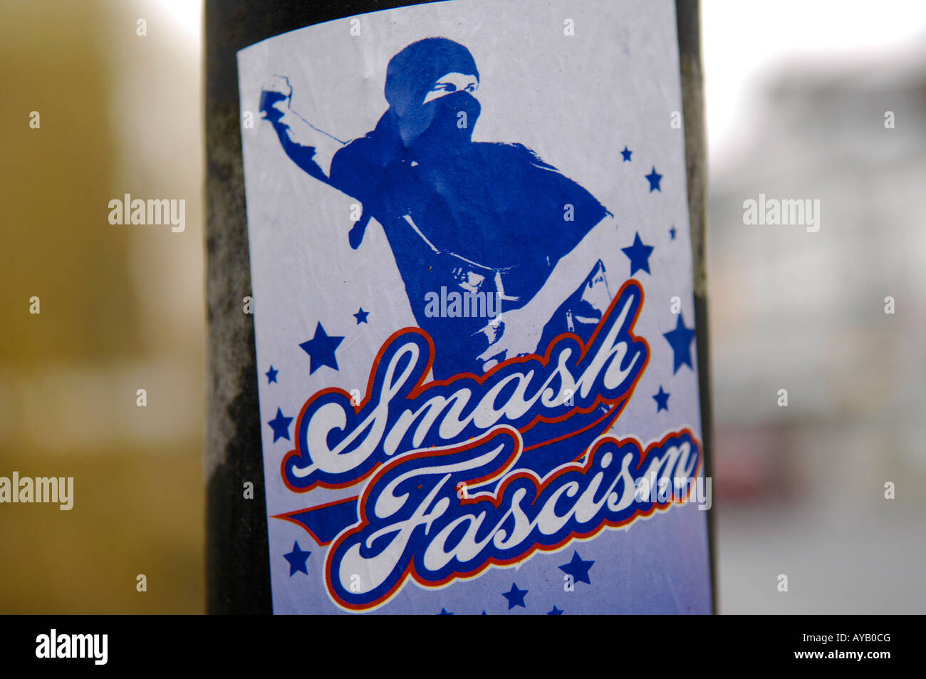 smash fascism youth urban anti capitalist sticker protest anti fascist ...