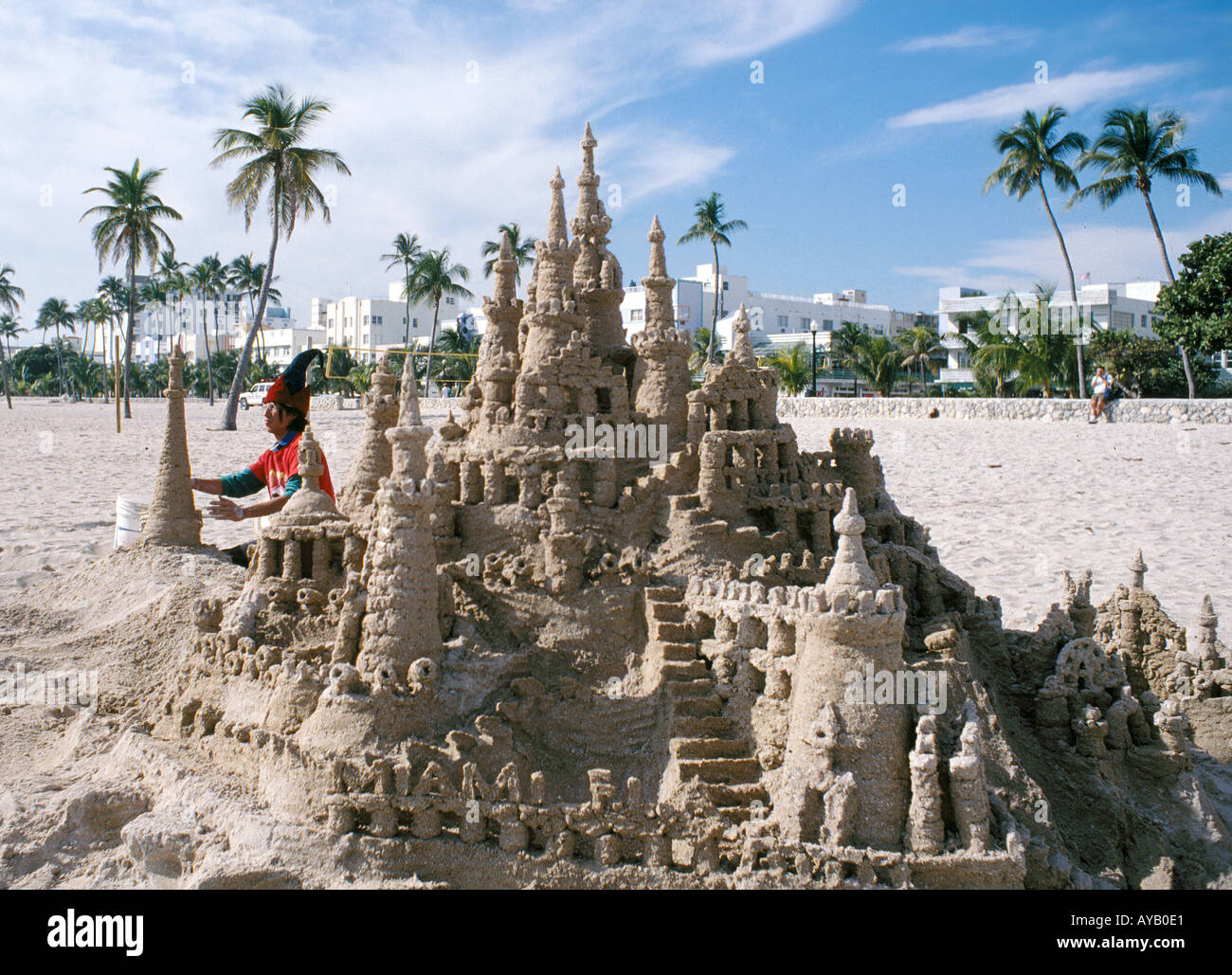 Sand Castle On The Beach