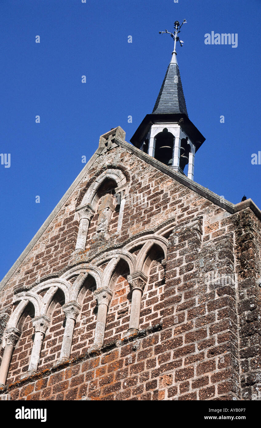 Church of St Martin Building Exterior Detail Broglie Stock Photo - Alamy