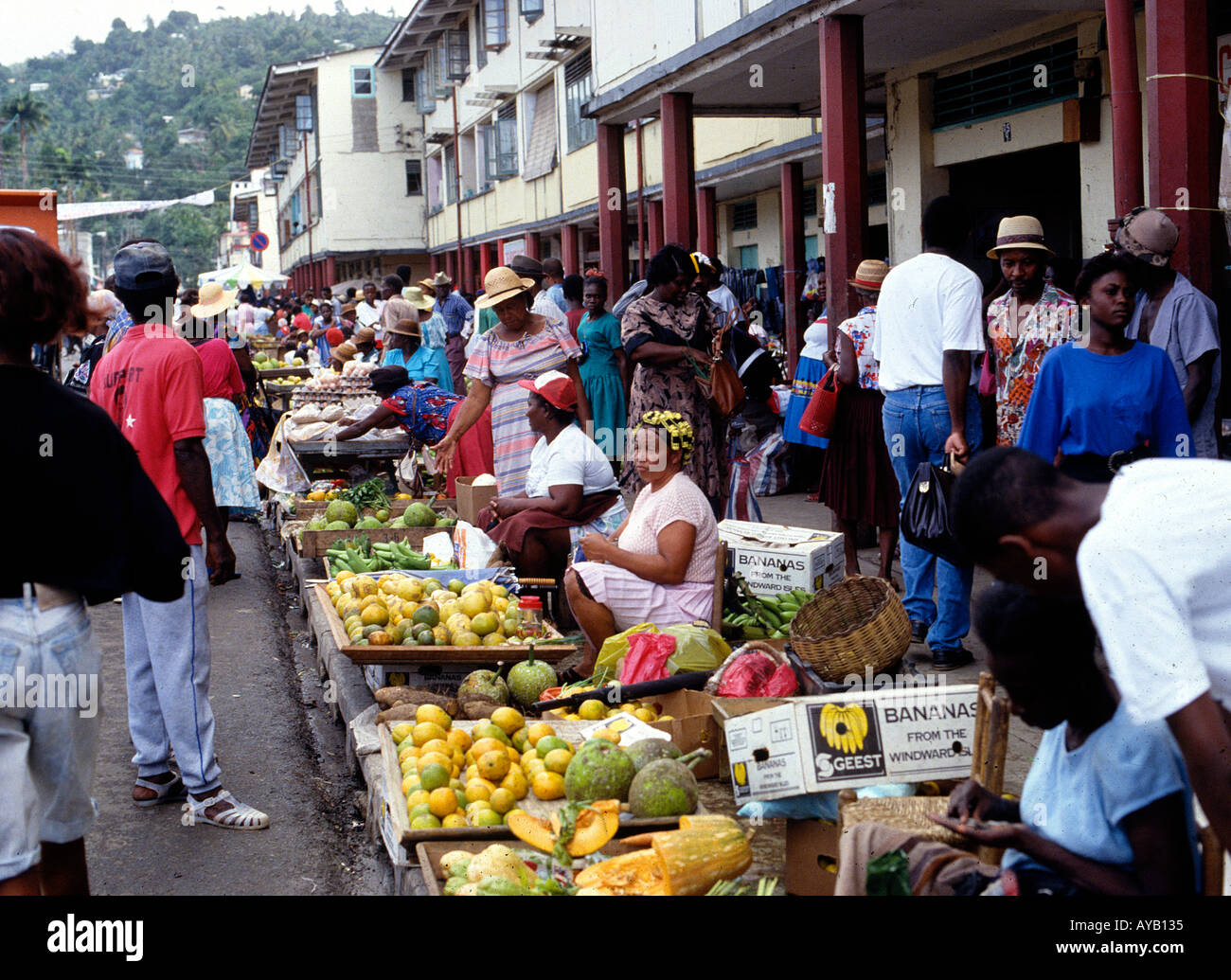 Castries market st. lucia hi-res stock photography and images - Alamy