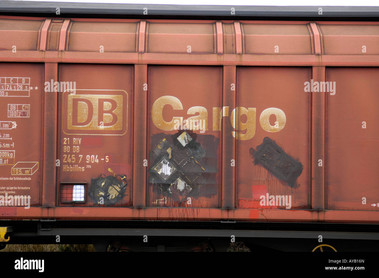 deutschebahn DB cargo carriage train railway german deutschland europe ...