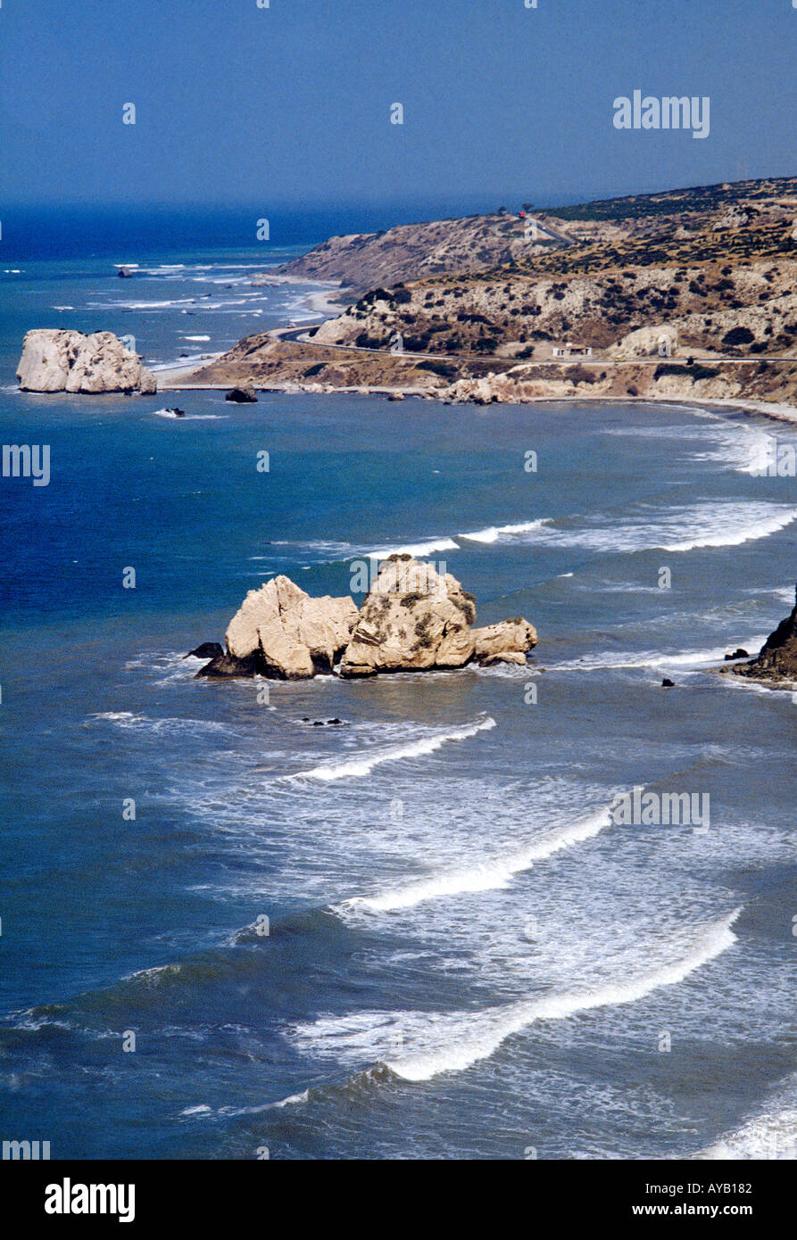 Aphrodites Birthplace at Khrysokhou Bay Cyprus Stock Photo - Alamy