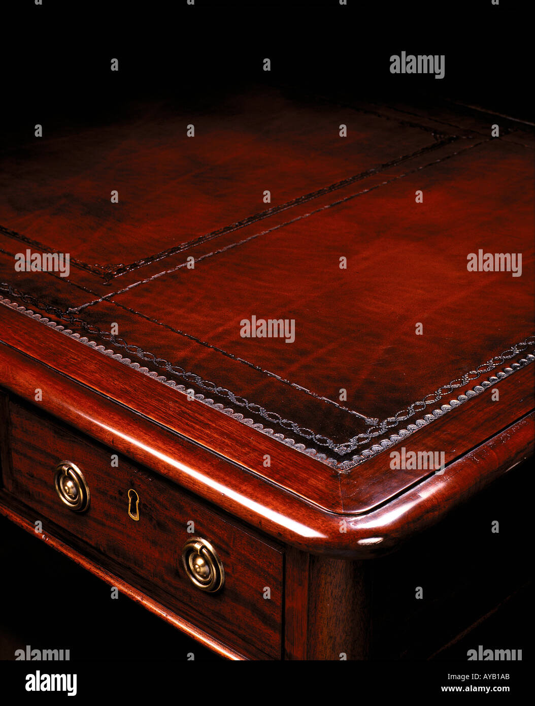 English Antique Desktop Stock Photo - Alamy