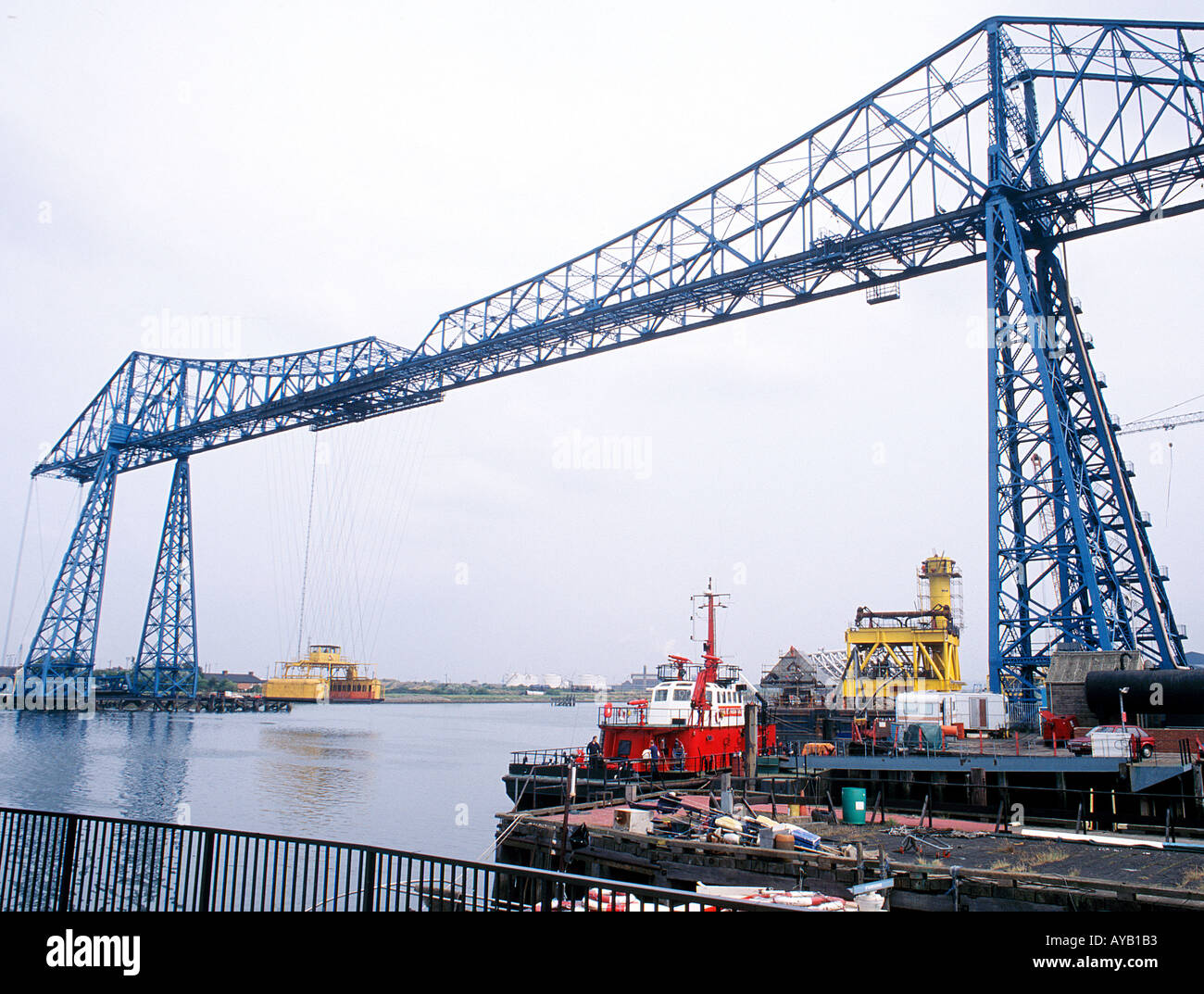 Hartlepool Transporter Bridge Middlesborough Stock Photo - Alamy