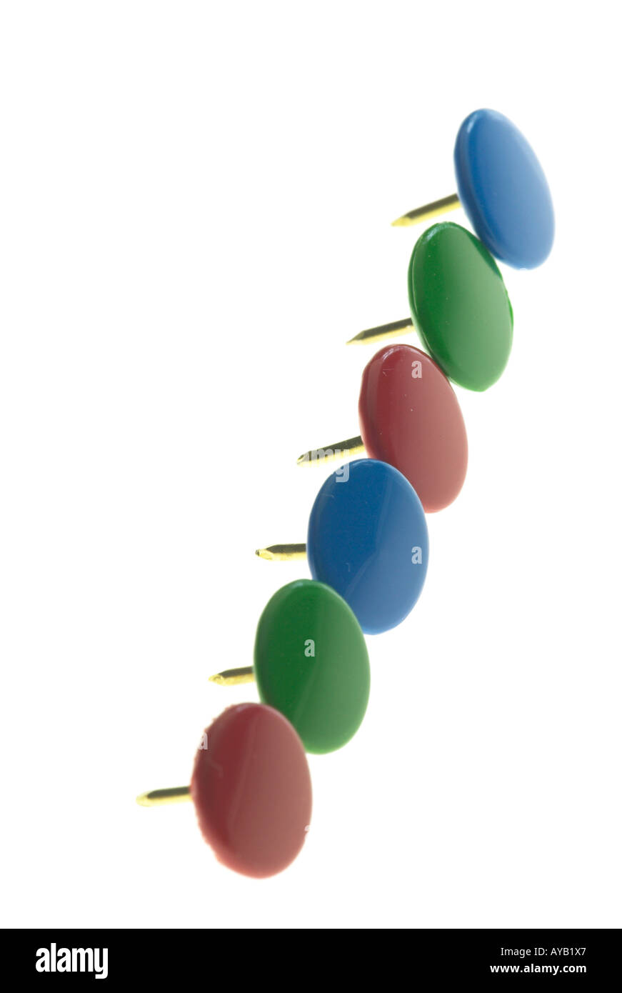 Thumbtacks drawing pins Stock Photo - Alamy