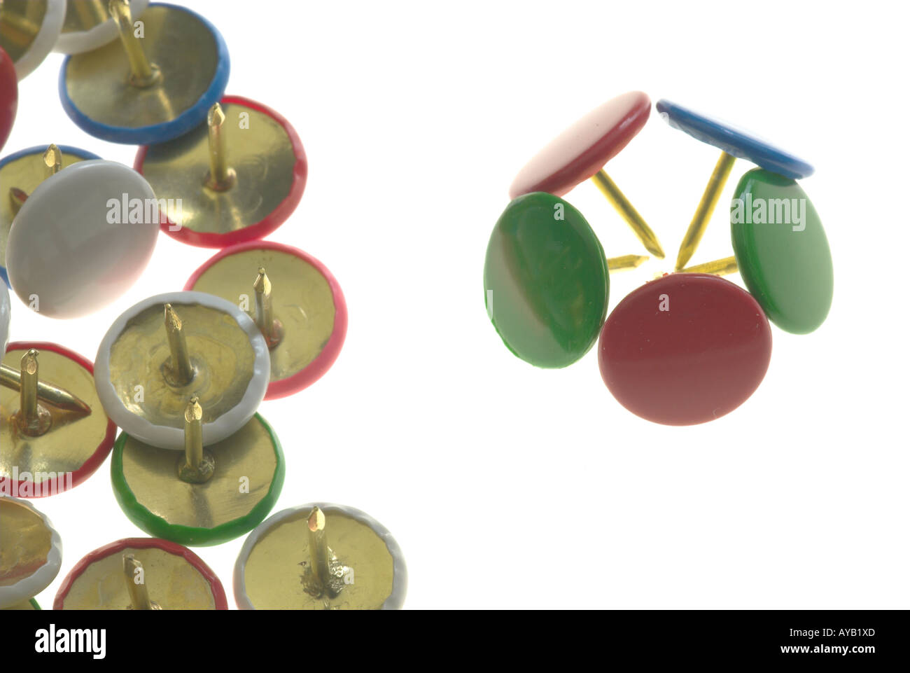 Drawing Pins Round High Resolution Stock Photography and Images - Alamy