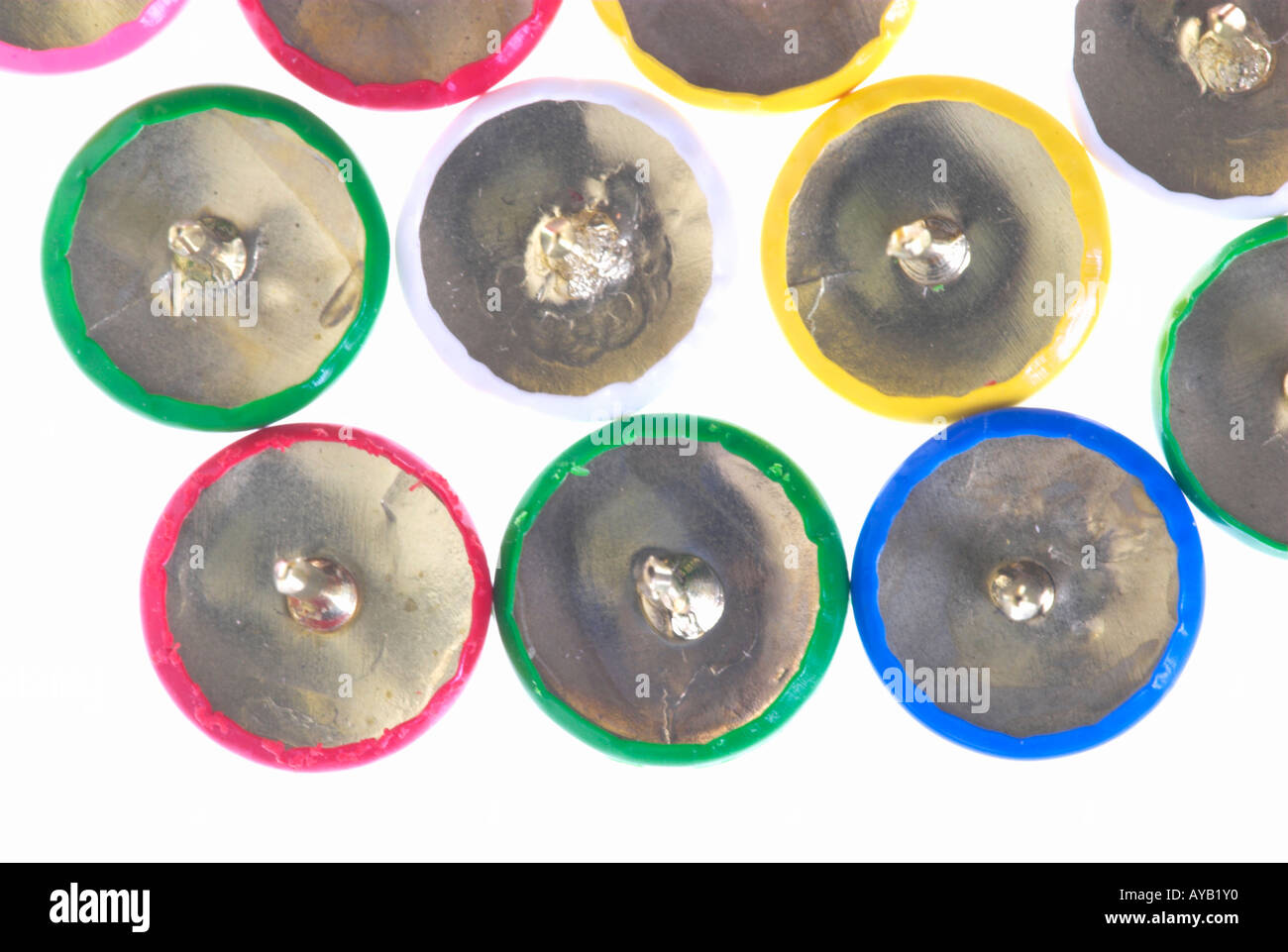 Thumbtacks drawing pins Stock Photo - Alamy