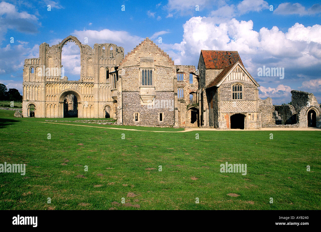 Castle Acre Priory Ruins Norfolk England Stock Photo - Alamy