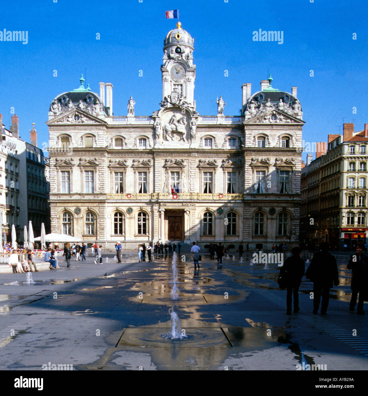 Town Hall Hotel de Ville Lyon Stock Photo - Alamy