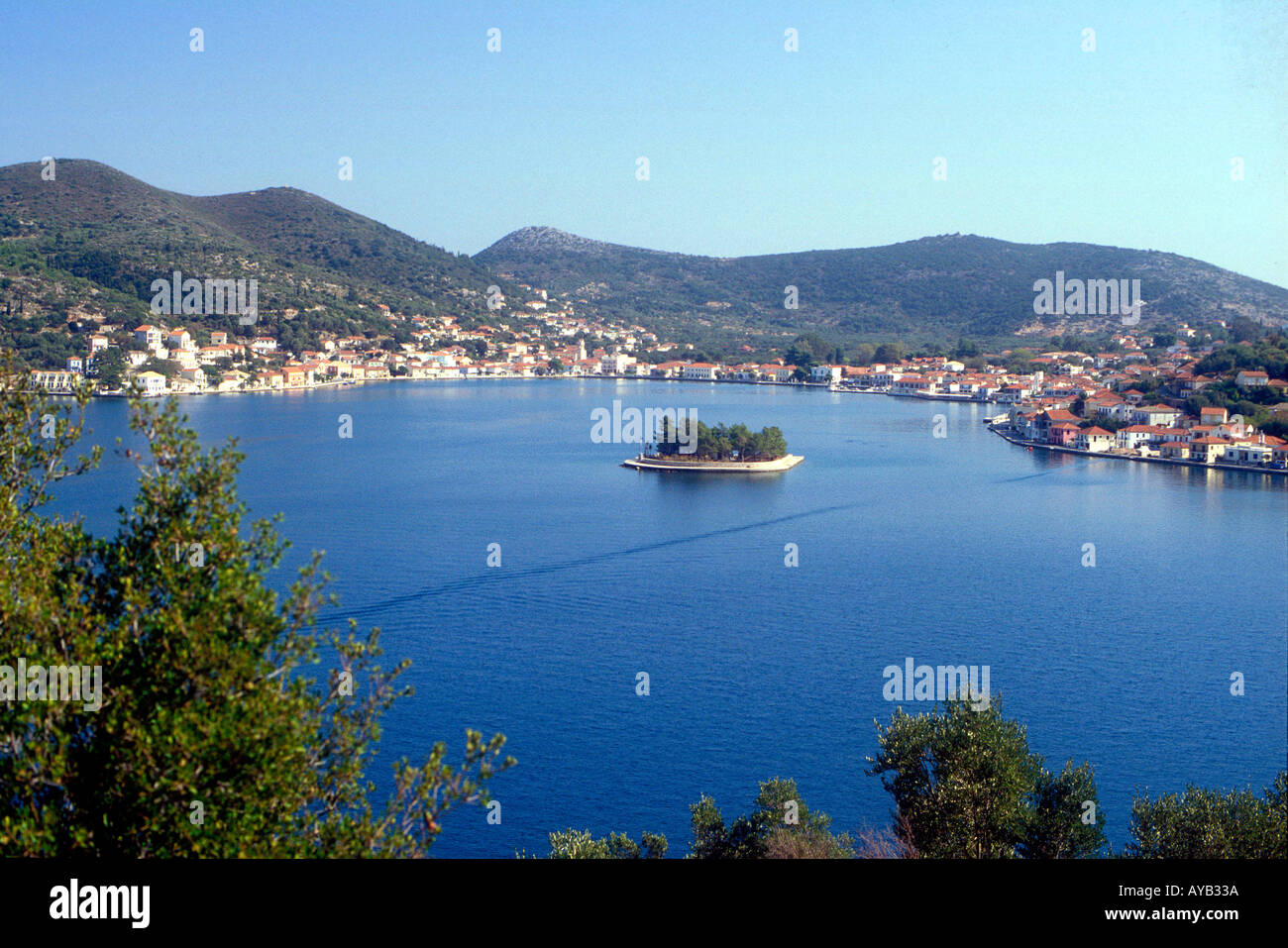 Vathi town hi-res stock photography and images - Alamy