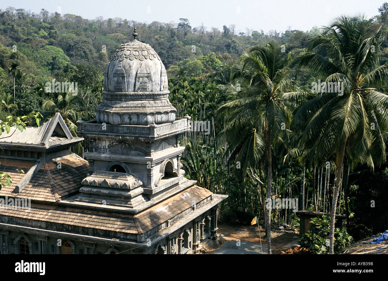Temple in South Goa India Stock Photo - Alamy