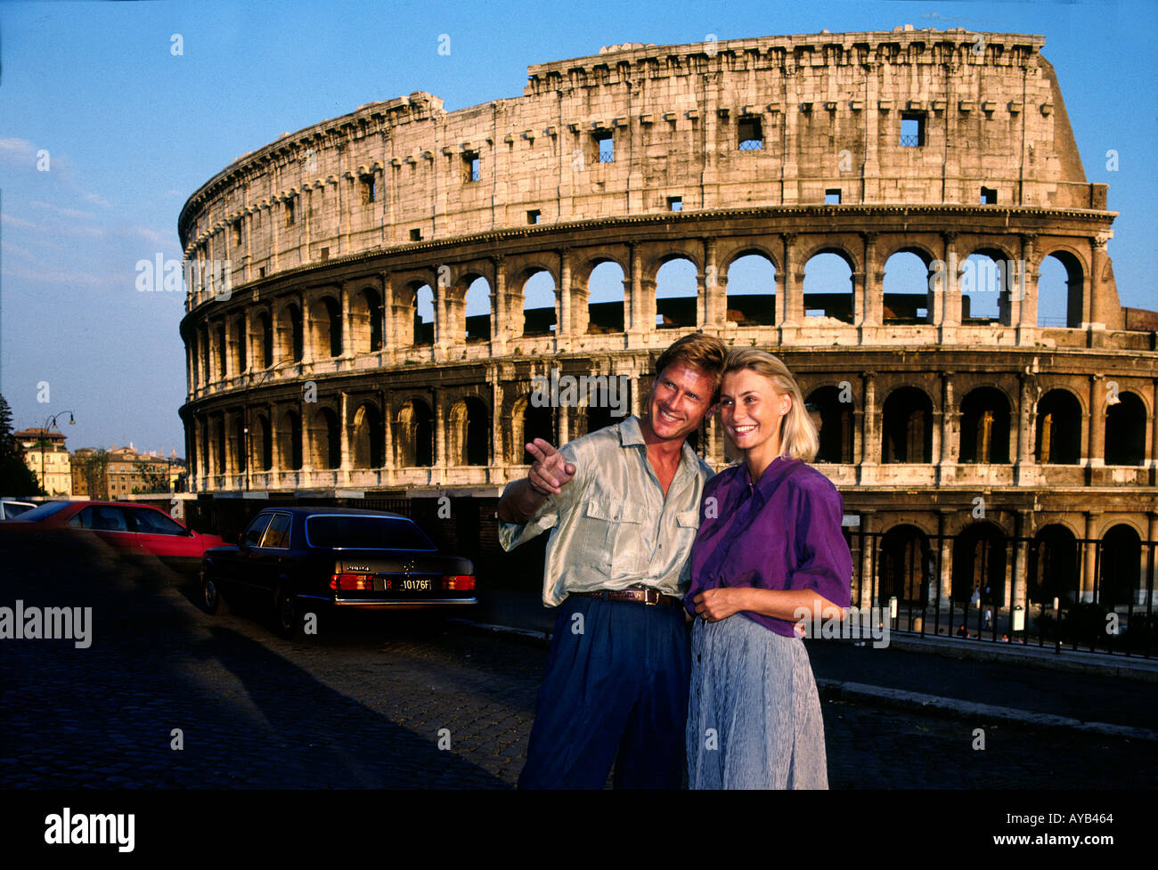 Couple in rome hi-res stock photography and images - Alamy