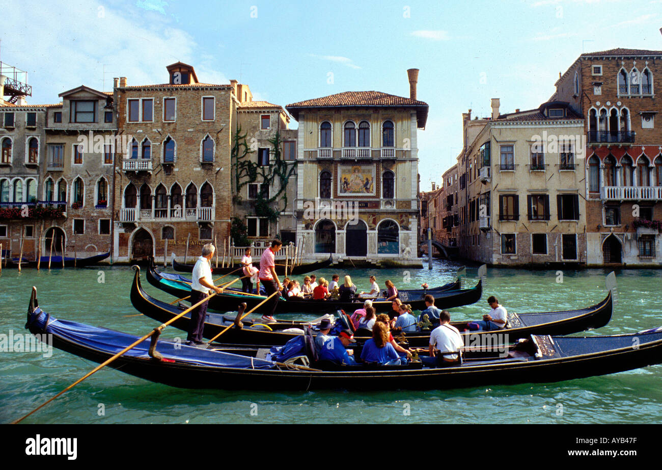 Gondolas Riding On Canal High Resolution Stock Photography and Images - Alamy