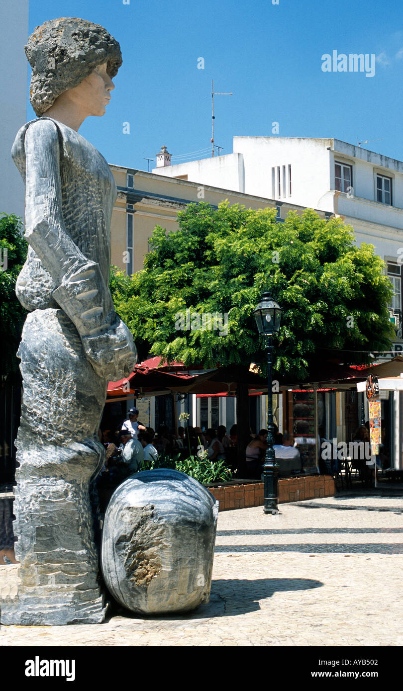 Town centre Lagos Portugal Stock Photo - Alamy