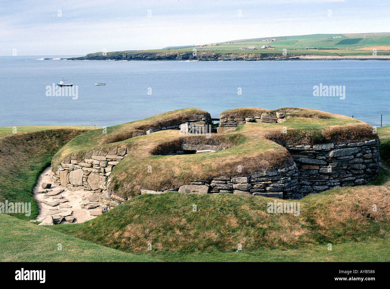 Skara Brae Orkneys Scotland UK Stock Photo - Alamy