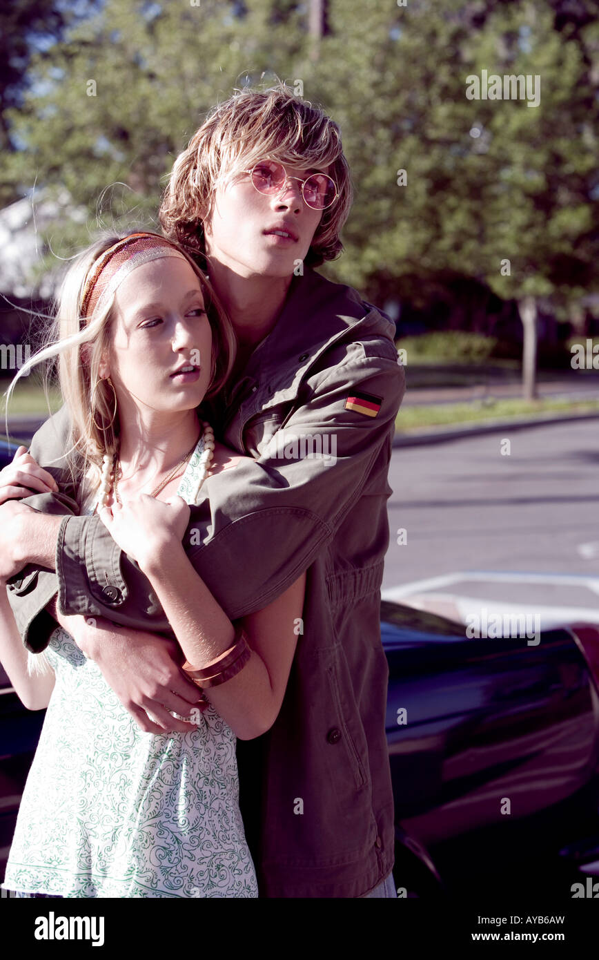 1960s hippies couple hi-res stock photography and images - Alamy