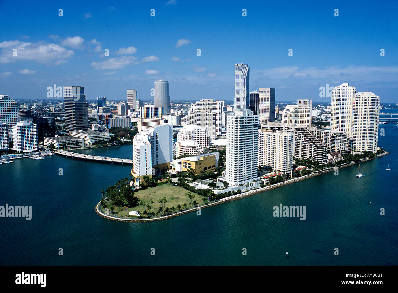 Miami USA main Downtown area Stock Photo - Alamy