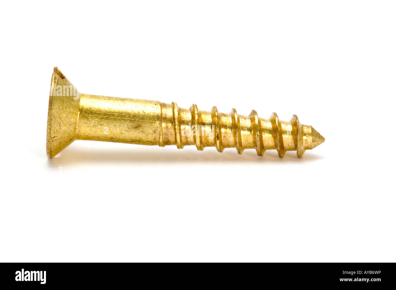 object on white tool screw close up Stock Photo - Alamy