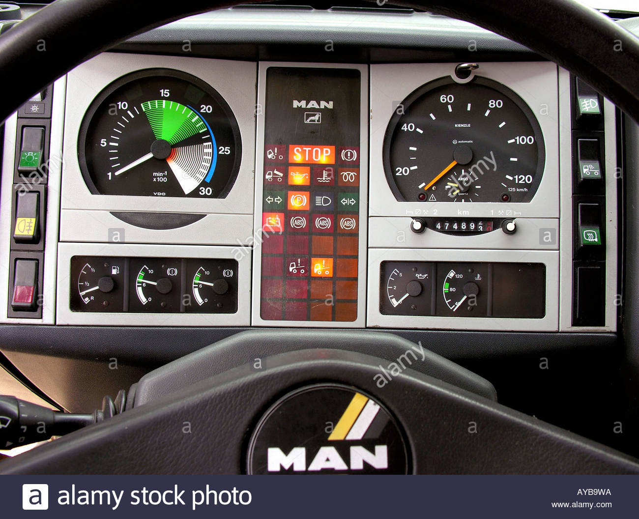 Man Lkw Symbole Armaturenbrett