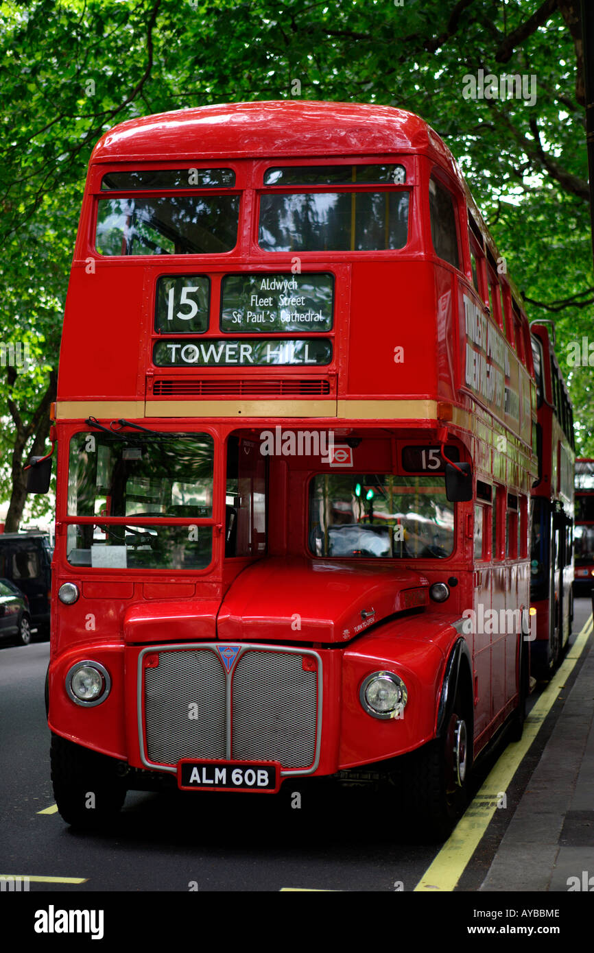 Red London Bus Stock Photo - Alamy