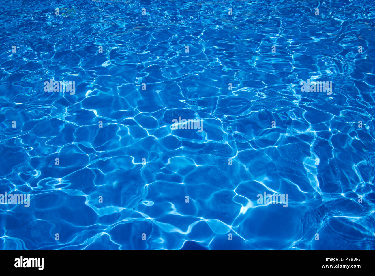 Water Ripples on a Swimming Pool Stock Photo - Alamy