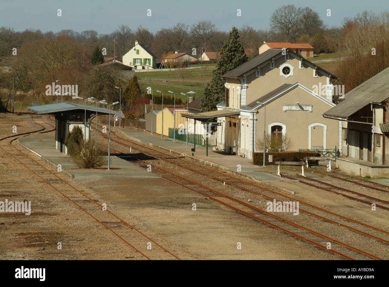 le doratMBF1411 Le Dorat Haute Vienne Limousin France French SNCF rural ...