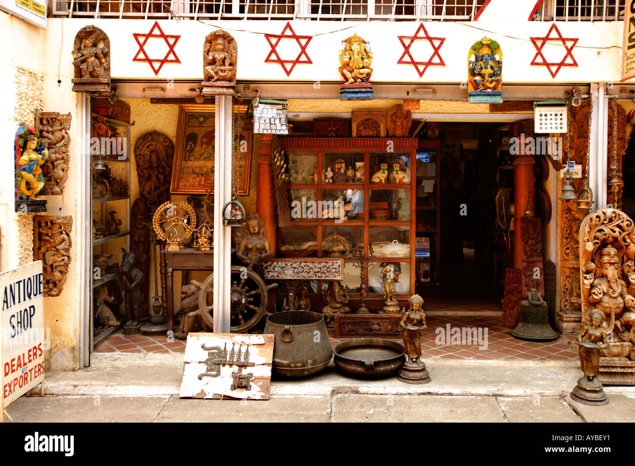 Jew Town, Fort Cochin, Kerala, India Stock Photo - Alamy