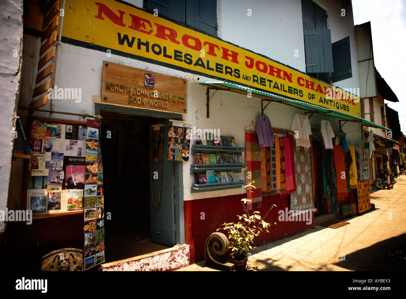 Jew Town, Fort Cochin, Kerala, India Stock Photo - Alamy