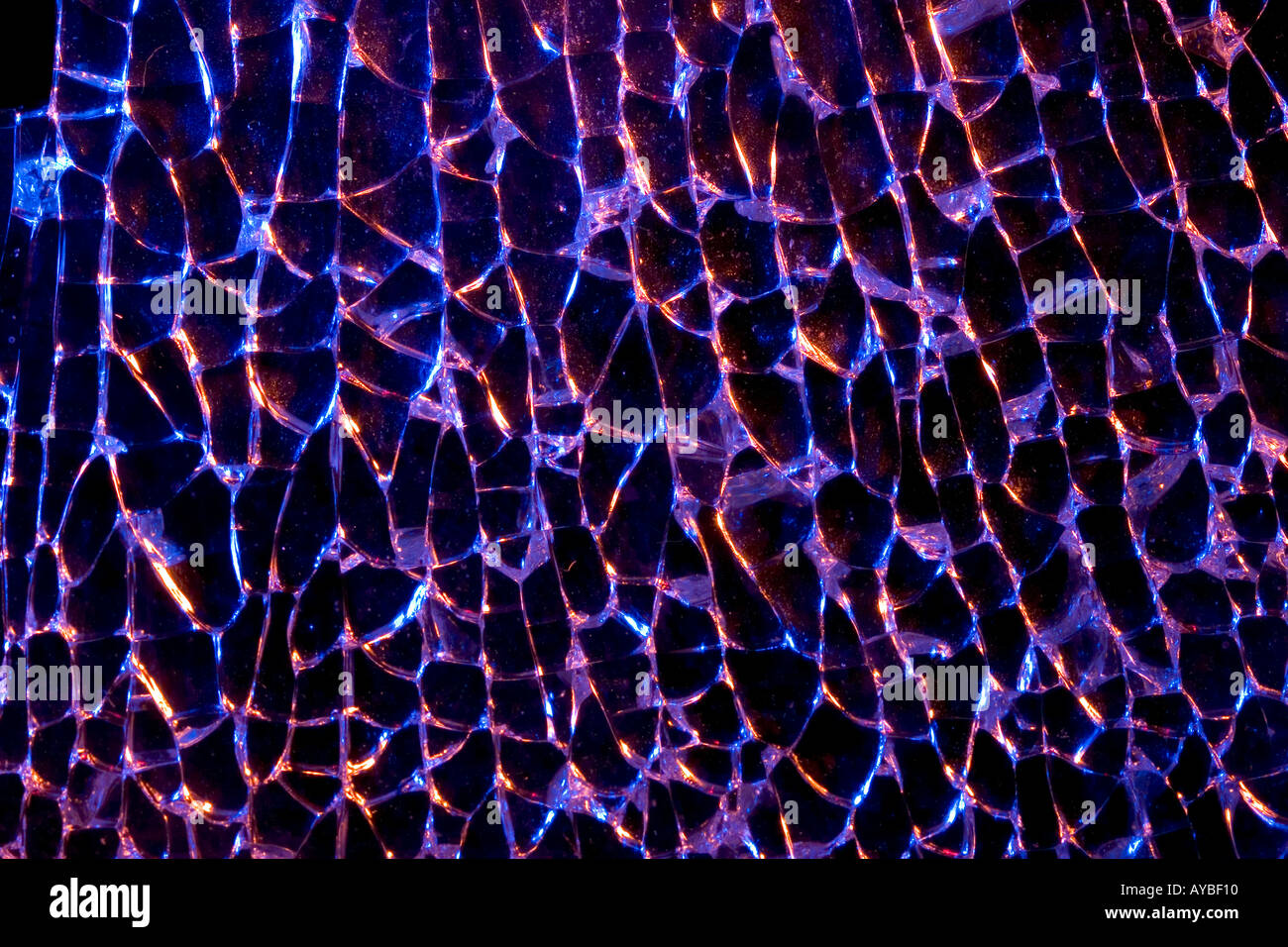 broken security glass Stock Photo - Alamy