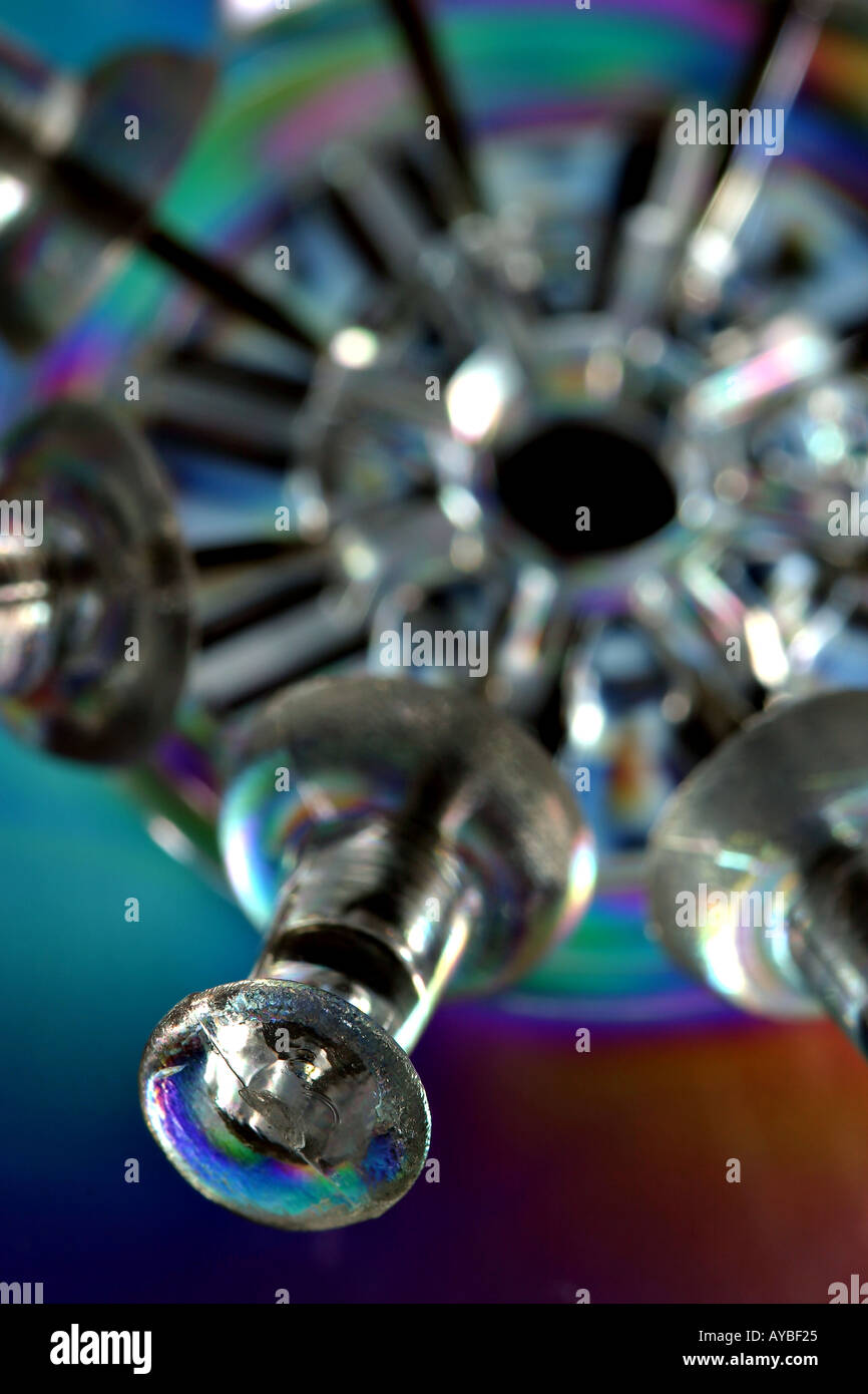 cross polarized pin on CD case Stock Photo - Alamy