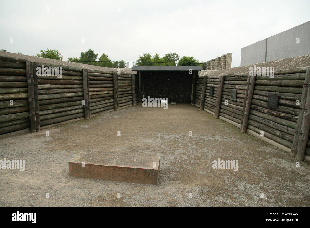 The execution wall and the execution trench in the former Nazi ...