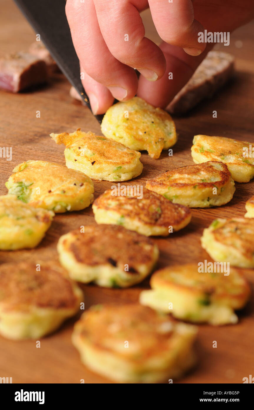 Canapes making hi-res stock photography and images - Alamy
