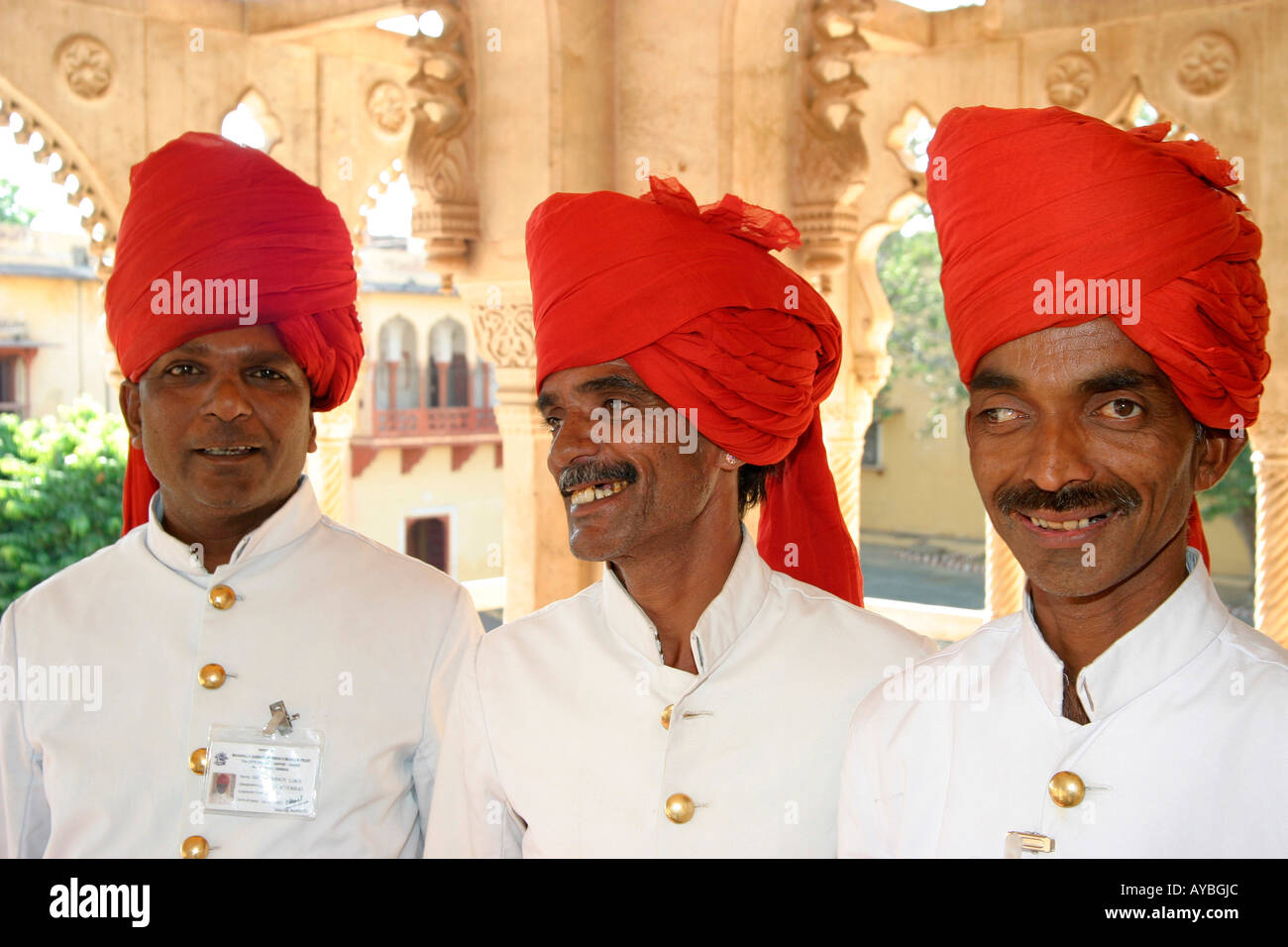India rajasthan royal guards jaipur hi-res stock photography and images ...