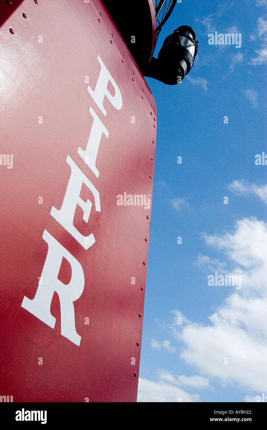Pier sign leisure peninsular hi-res stock photography and images - Alamy