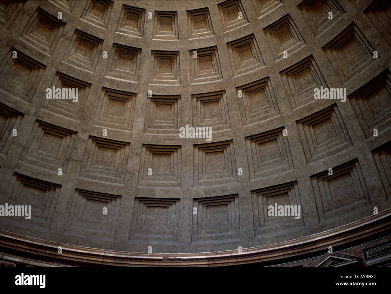 The interior of the Pantheon's Dome in Rome Stock Photo - Alamy