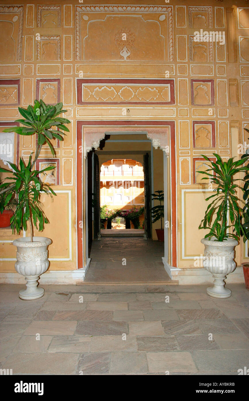 Interior of the Samode Palace, Samode, Rajasthan, India Stock Photo - Alamy