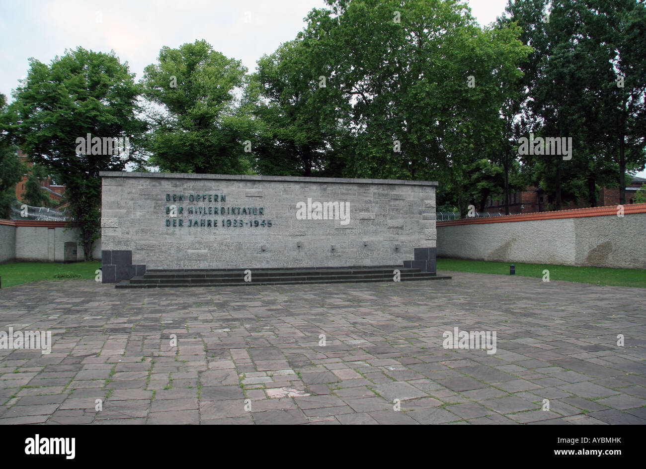 The entrance memorial to the Plötzensee Memorial Centre, Berlin Stock ...