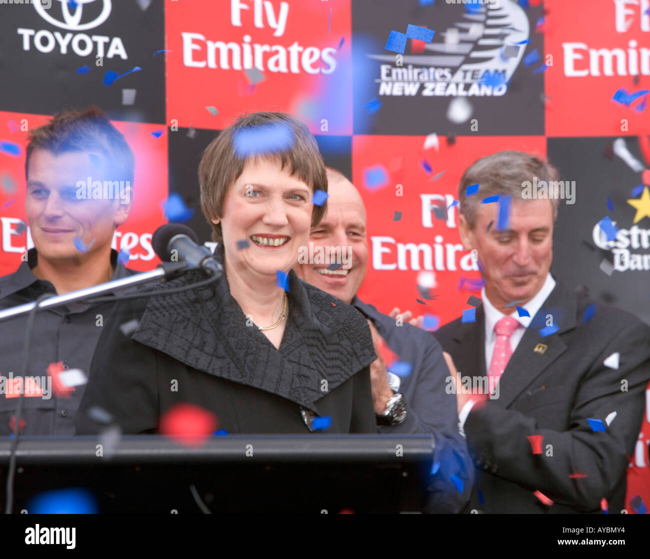 Prime Minister Helen Clark Stock Photo - Alamy