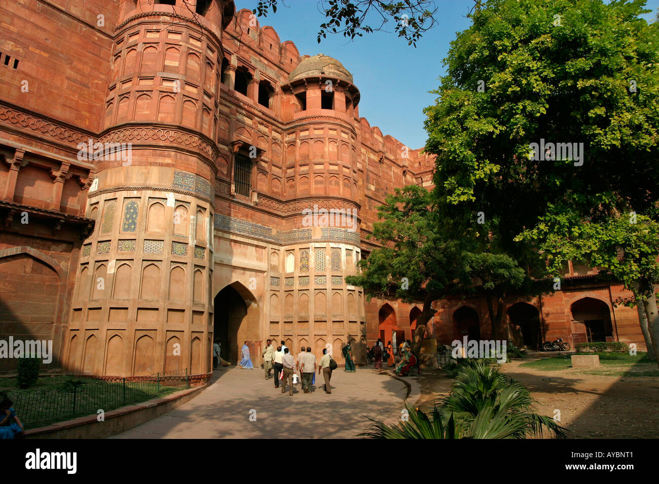 The Amar Singh Gate at Agra Fort, Agra, Uttar Pradesh, India Stock ...