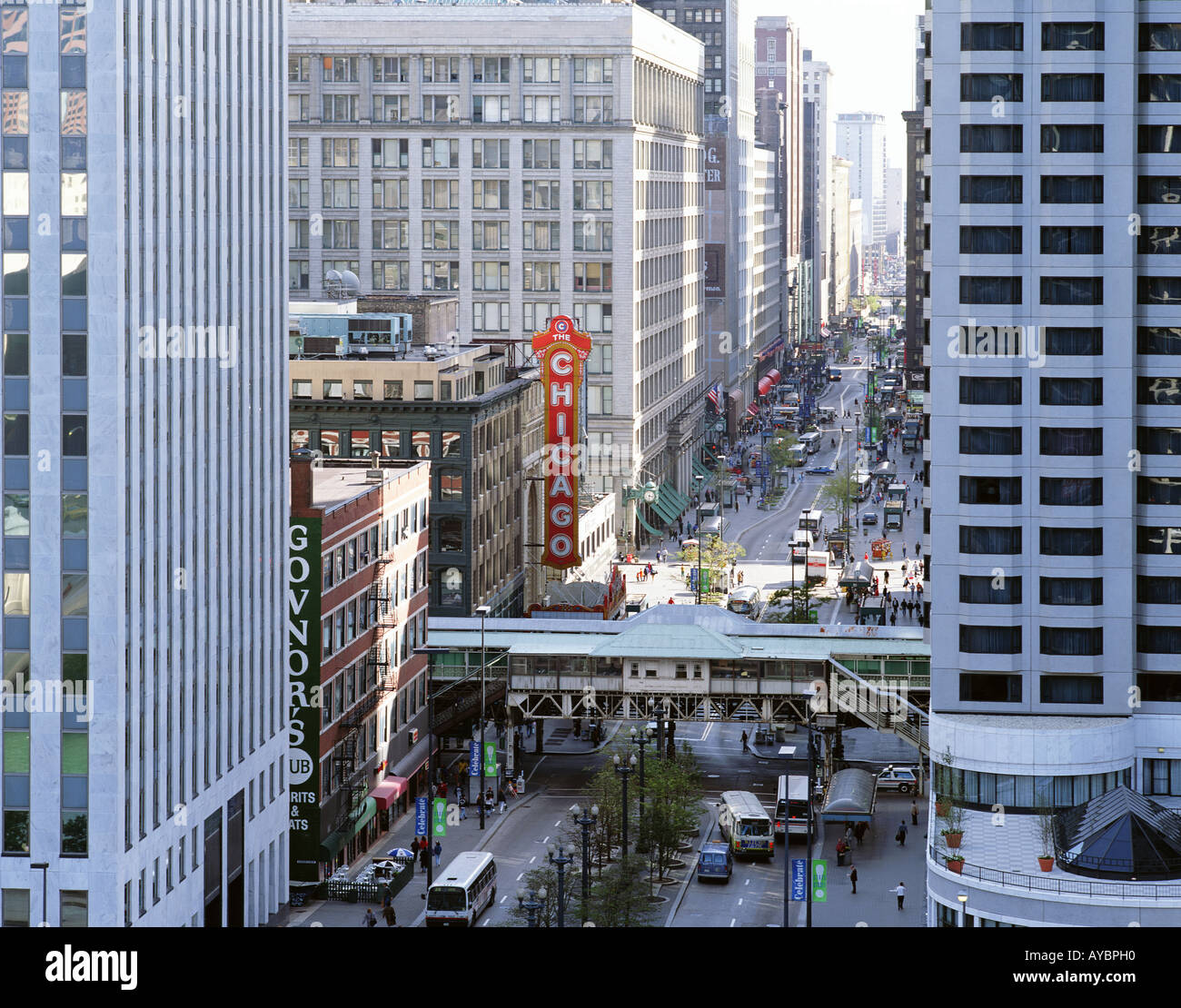 Chicago state street hi-res stock photography and images - Alamy